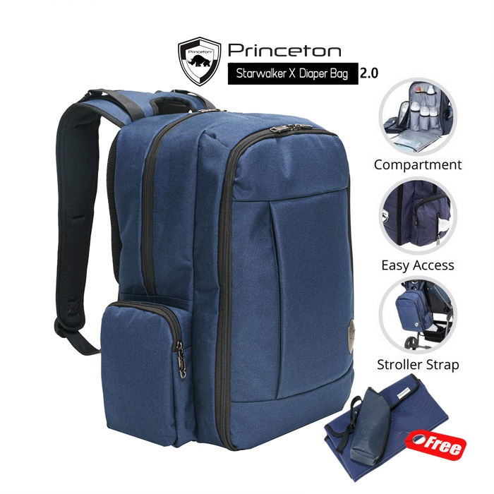 Backpack Princeton Starwalker X 2.0 Baby Diaper Bag Waterproof Aluminum ...