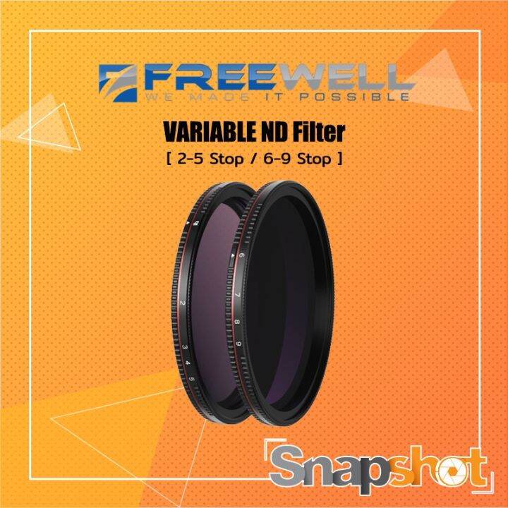 FREEWELL VARIABLE ND Filter [ 2-5 Stop / 6-9 Stop ] FREEWELL VND Filter ...