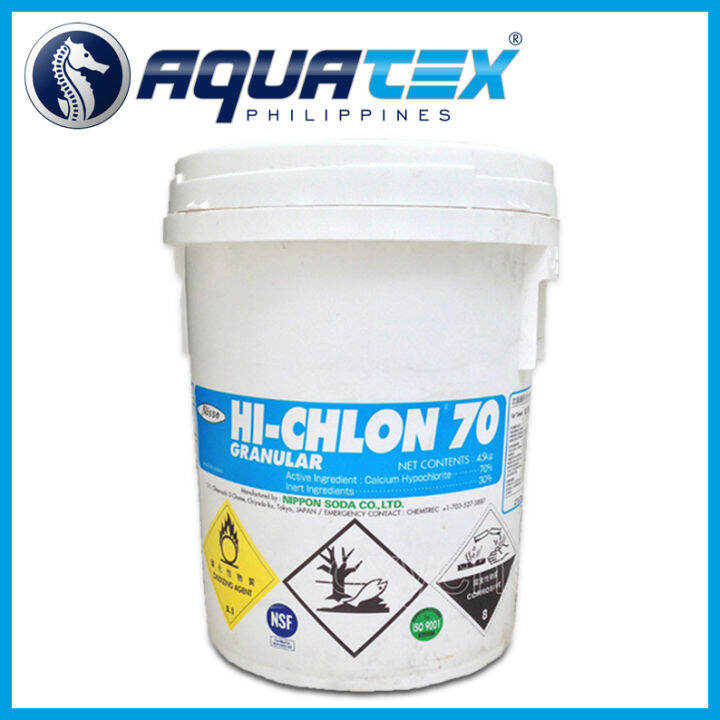 AQUATEX Hi-Chlon 70G Japan Chlorine Granulate 45 kg | Lazada PH