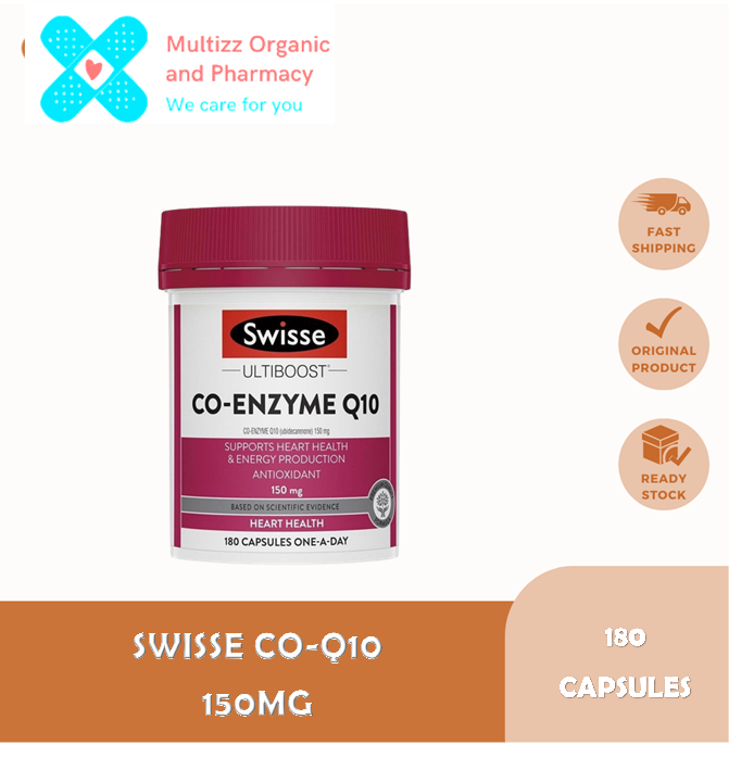 SWISSE CO-Q10 150MG 180'S | Lazada