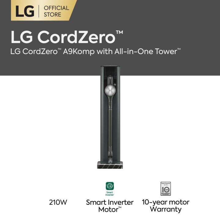 Lg Cordzero™ A9komp A9t Max Vacuum Cleaner With All In One Tower™ Lazada
