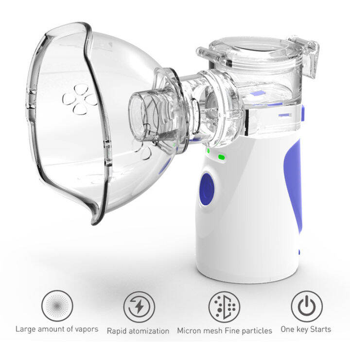 Nebulizer Machine Portable Rechargeable Ultrasonic Mesh Nebulizer ...