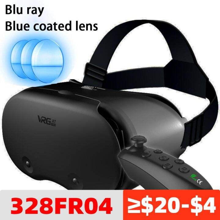 หมวกสำหรับความจริงเสมือนป้องกันดวงตา X7แว่น VR แสงสีฟ้า VRG Pro ใช้ได้ ...