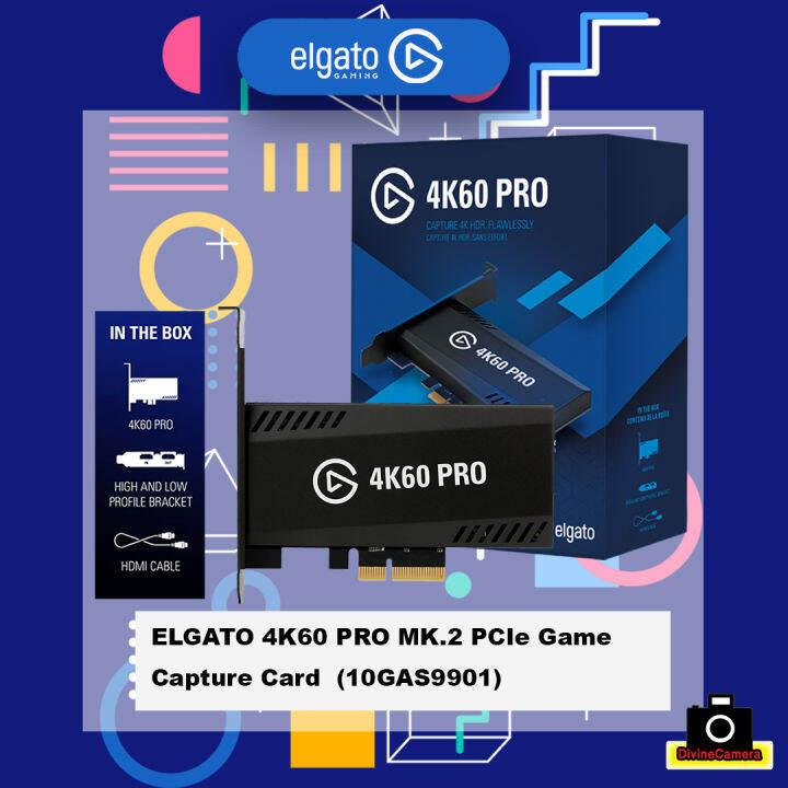 ELGATO 4K60 PRO MK.2 PCIe Game Capture Card @ 4K 60FPS Capture | Lazada