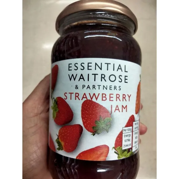 Enjoy food together🔹 Waitrose Essential Strawberry Jam แยม สตรอเบอร์รี่ เวทโทรส เอสเซนเชี่ยว454 ...