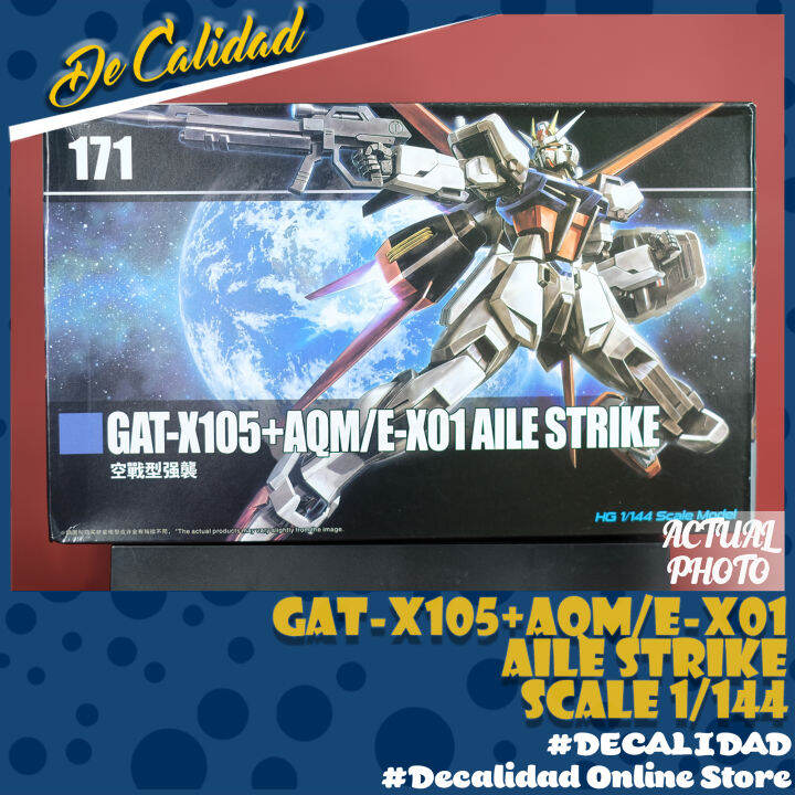 HG GAT-X105+AQM/E-X01 Aile Strike Scale 1/144 Model Fighter Kit | Lazada PH