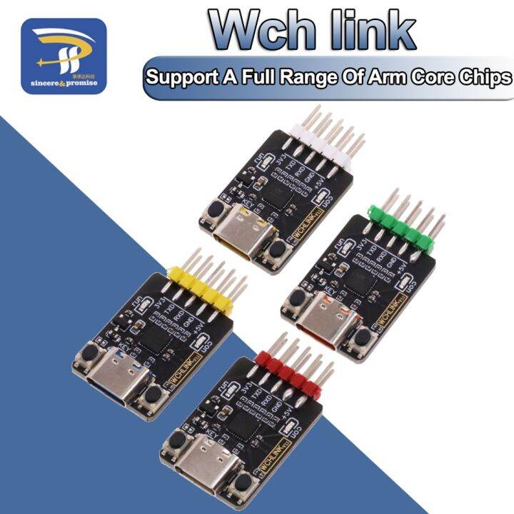 Wchlink Daplink CH549F มินิรองรับชิปแกนหลักเต็มตัว TYPE-C SWD/พร้อม ... Wchlink Daplink CH549F มินิรองรับชิปแกนหลักเต็มตัว TYPE-C SWD/พร้อม ...