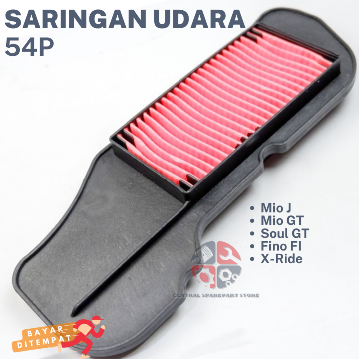 54P SARINGAN FILTER UDARA MIO J / MIO GT / SOUL GT / FINO FI / X-RIDE / FILTER SARINGAN UDARA ...