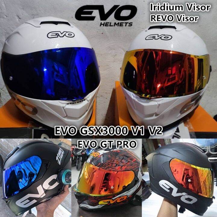 EVO Visor Lens EVO GSX3000 Visor Lens EVO GT Pro Visor Lens EVO Helmet ...