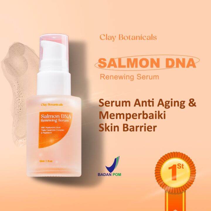 Clay Botanicals Salmon DNA Renewing Serum - Serum Anti Aging & Skin ...