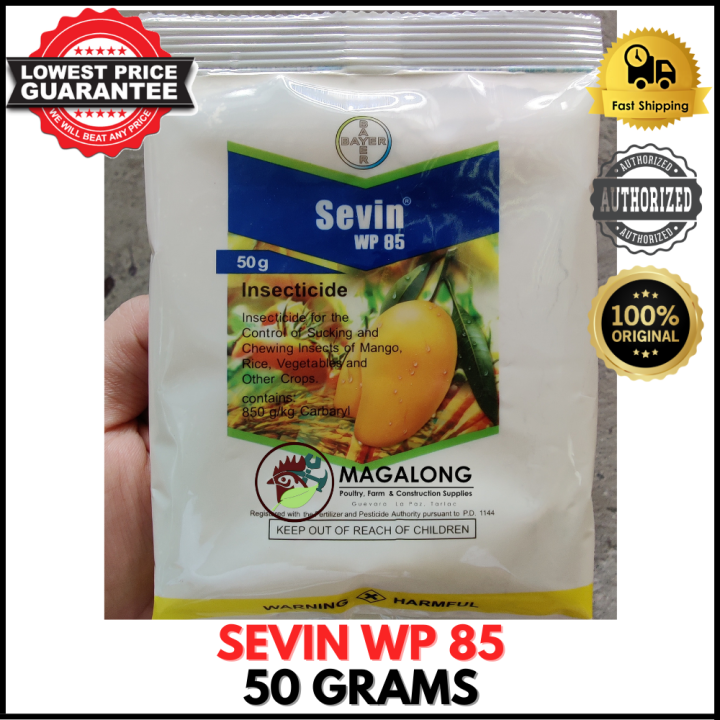 SEVIN WP 85 POWDER (INSECTICIDE) - 50 Grams | Lazada PH