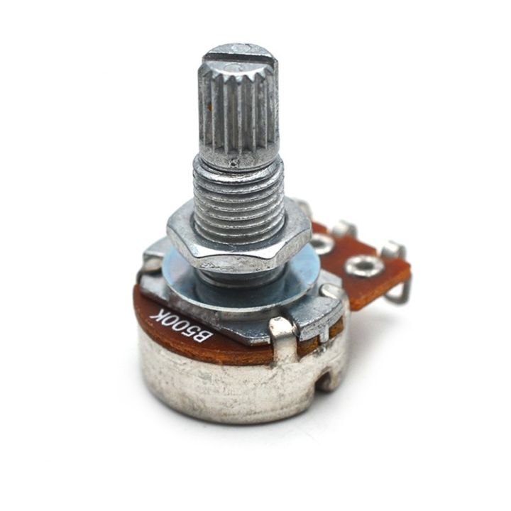 BY Guitar Potentiometer 18mm Pots Shaft Length A250,B250,A500,B500K ...