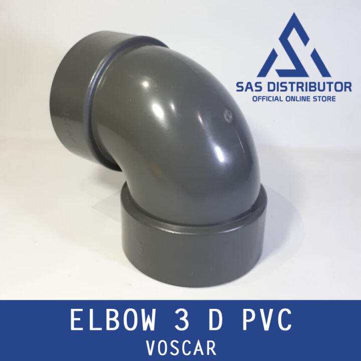 Knee 3" D Voscar/Elbow 3" in/Keni 3" inch PVC/Knie 3" D PVC/Pipa L 3 ...