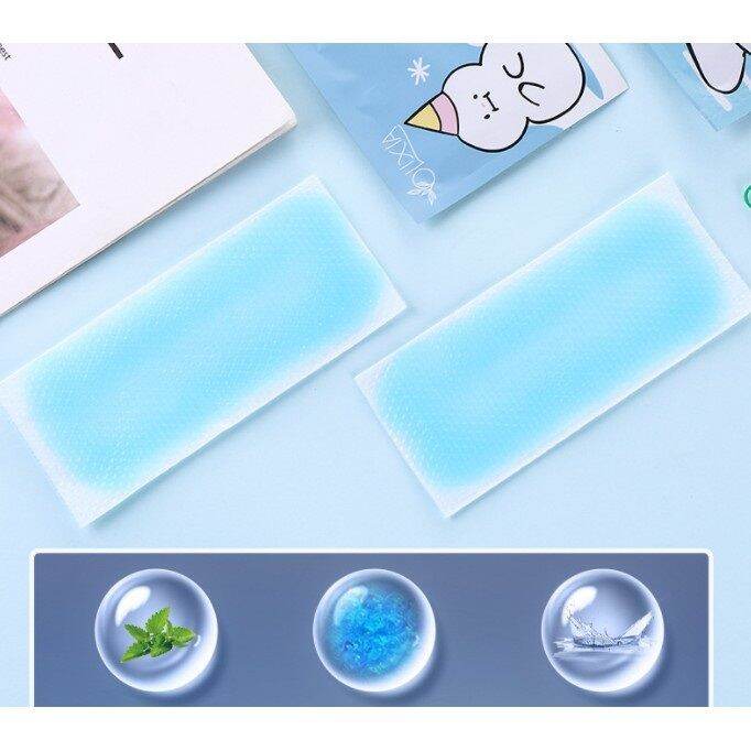 Baby Cool Fever Cooling Gel Patch Heatstroke Headache Fever Relief Gel ...
