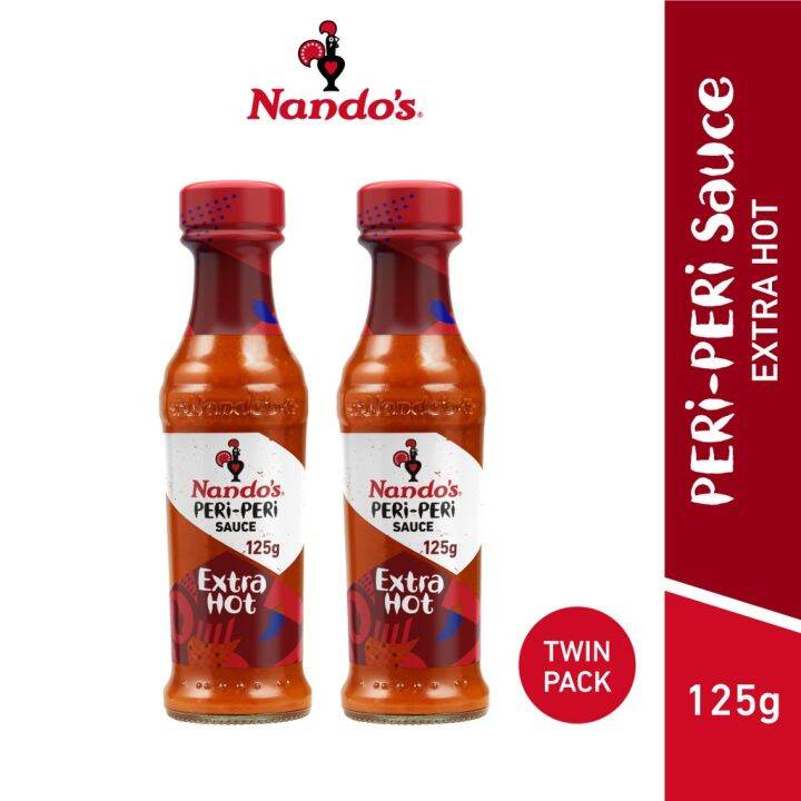 Nando's Extra Hot PERi-PERi Sauce (125g) [Twin Pack] | Lazada