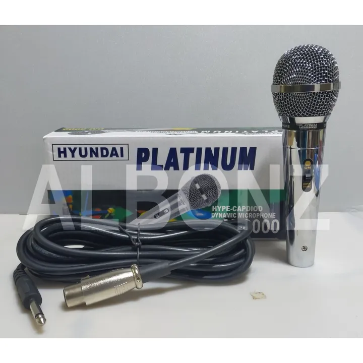 Platinum Hyundai DM-8000 Professional Dynamic Microphone | Lazada PH