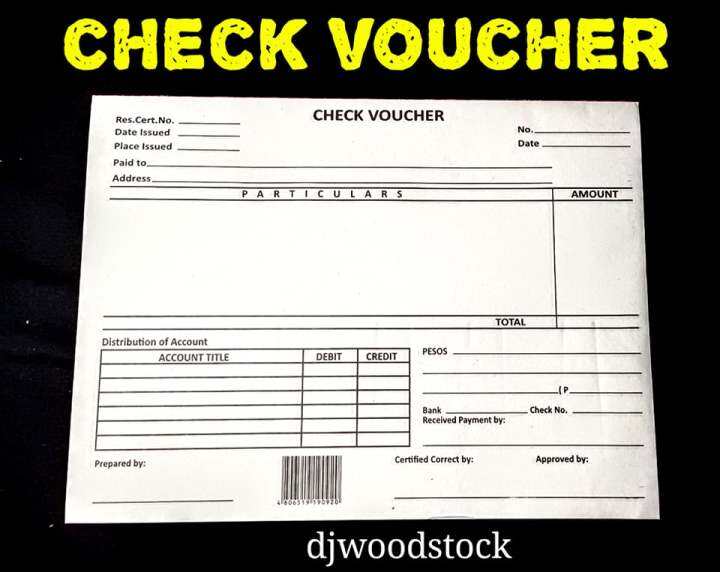 CHECK VOUCHER PAD WITH DUPLICATE, SOLD PER PAD | Lazada PH