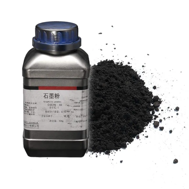 500G Military Grade Black Graphite Powder Ultra Fine 5 Micron 99.9% Non ...