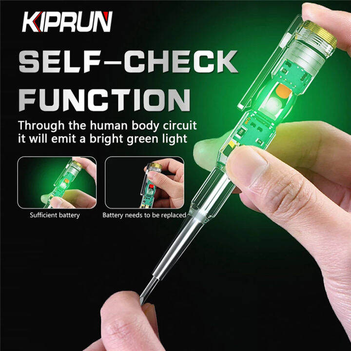 KIPRUN Voltage Tester Pen Intelligent Voltage Tester Pen AC Non-contact ...