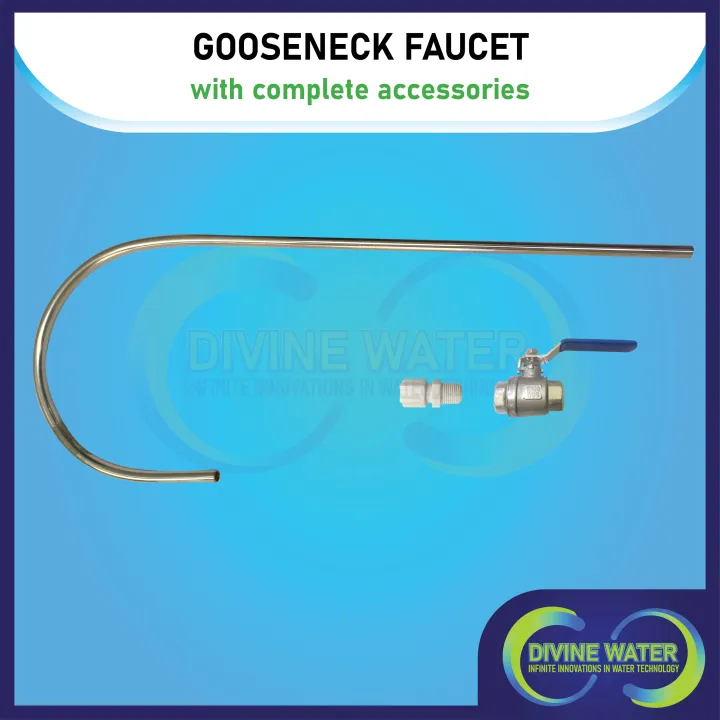Gooseneck Set ( COMPLETE with Faucet, Ball Valve & Jaco) | Lazada PH