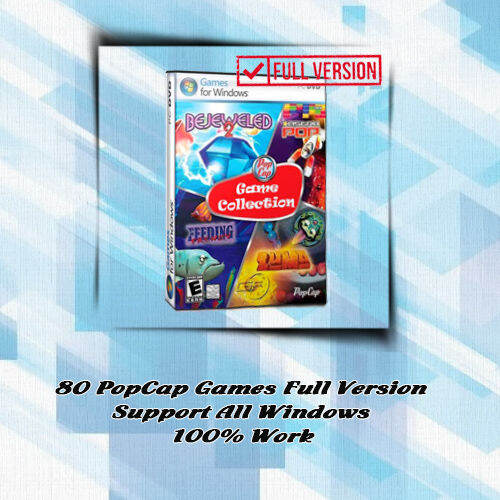 80 PopCap Games Collection Plants vs Zombies Typer Shark dll | Lazada ...