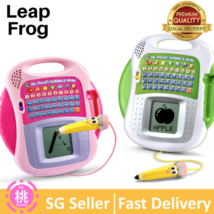 Vtech Leapfrog Mr Pencils Scribble and Write Learning Toy ( Pink or Green ) | Lazada Singapore