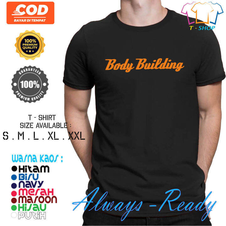 Kaos Baju Body Building Kaos Baju Gym/Fitnes Premium Pria/Wanita ...