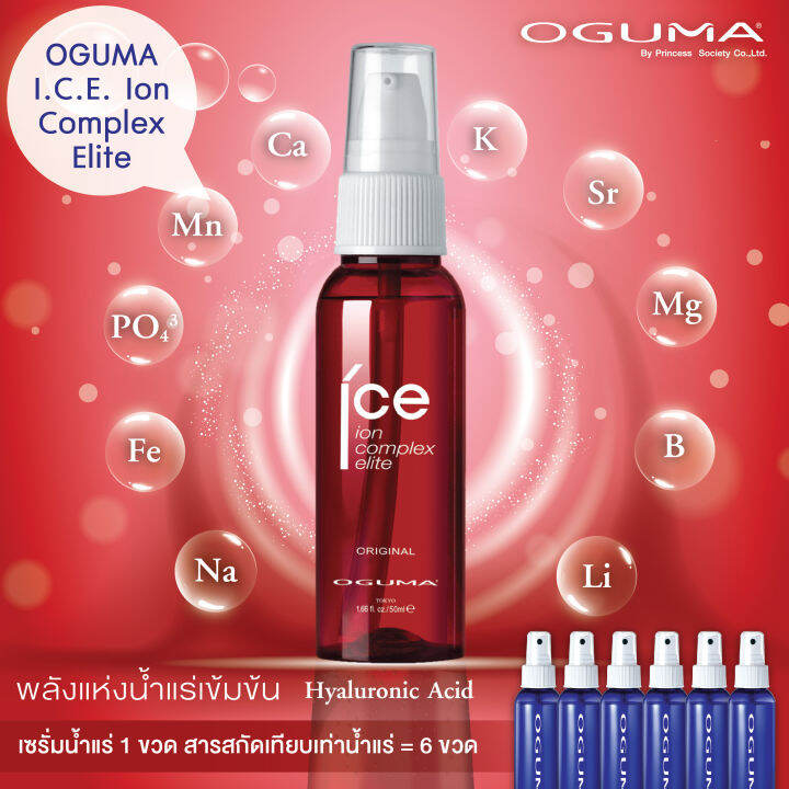 OGUMA I.C.E. Ion Complex Elite พรีเซรั่มแตกตัวเป็นน้ำ เติมความชุ่มชื่น ทำให้ครีมบำรุงอื่น ซึม ...