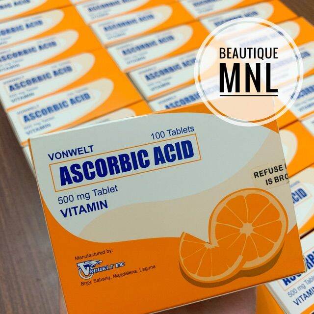 Vonwelt Ascorbic Acid 500mg Vit C | Lazada PH