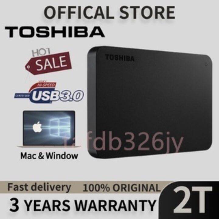 【Local Shop】Toshiba 2TB 1TB External Hard Drives USB 3.0 Disk PORTABLE ...