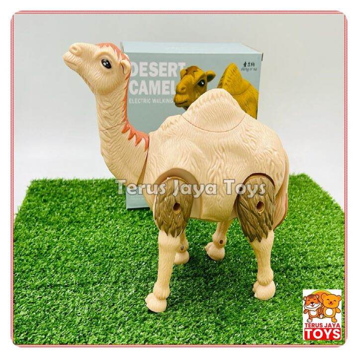 Mainan Unta Hewan Onta Binatang Camel Nyala Gerak Bunyi Suara Musik ...