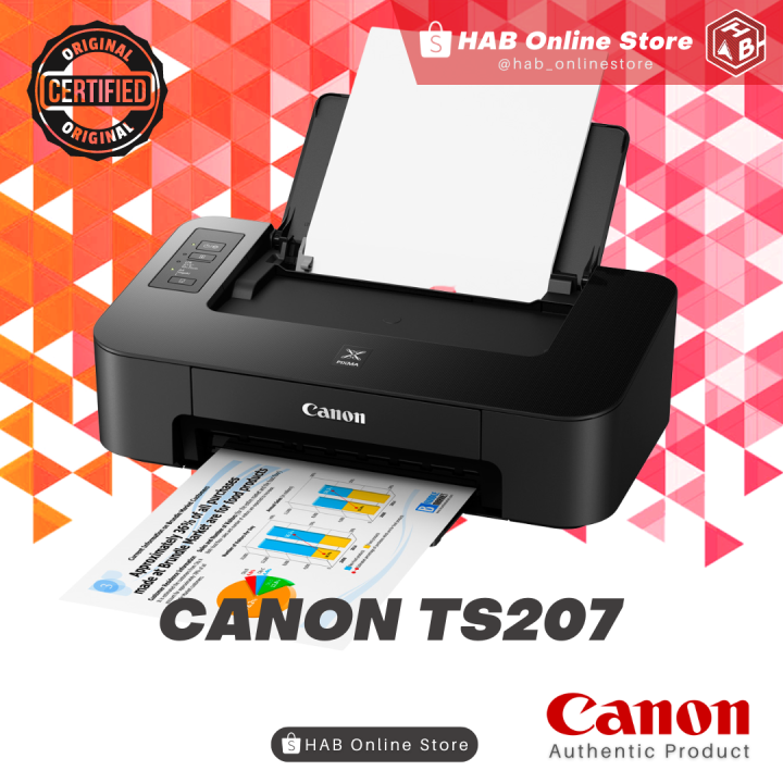 Canon Pixma TS207 Single Function Printer w/ Original Cartridge | Lazada PH