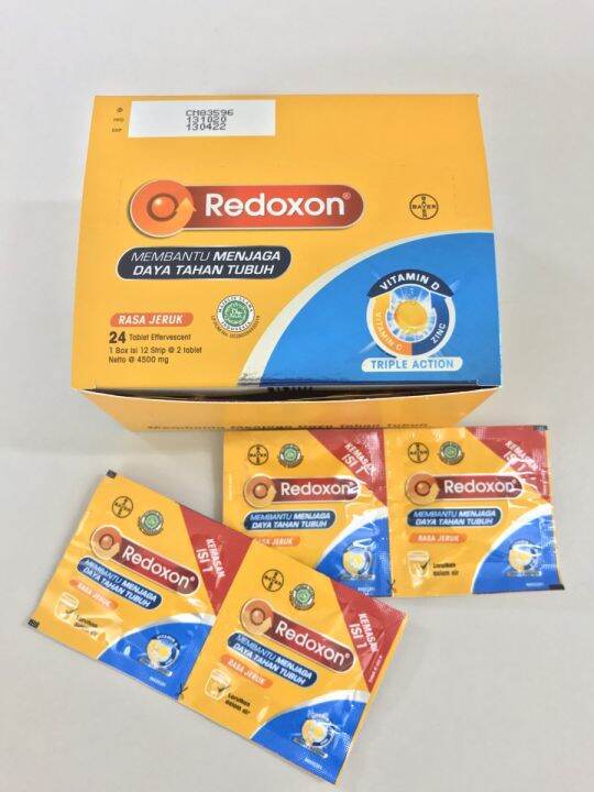 Redoxon isi 2 tablet effervescent per strip | Lazada Indonesia