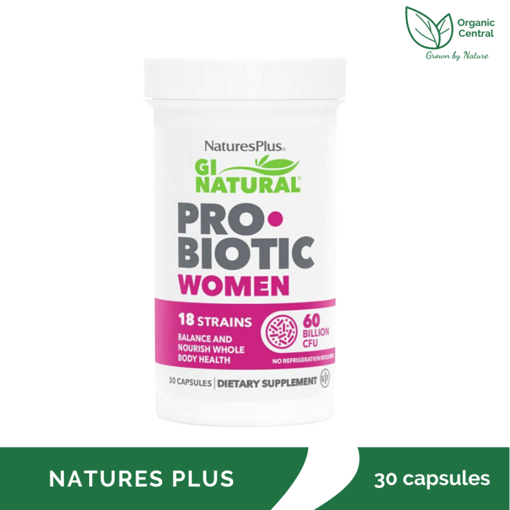 Nature's Plus GI Natural Probiotic Women 30 capsules | Lazada PH