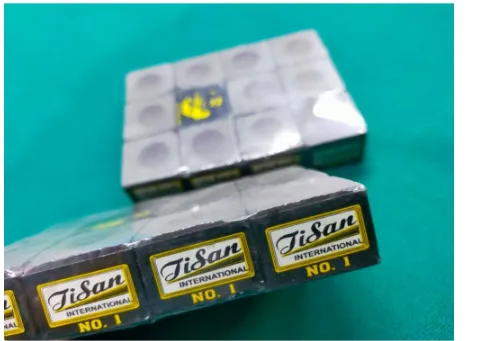 TISAN BILLIARD CUE CHALK / TISAN TISA PARA SA TAKO NG TAPETE / BILLIARD ...
