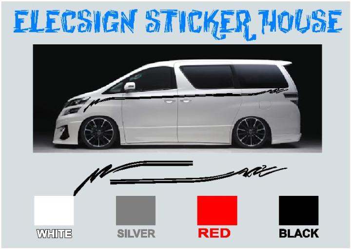 Toyota Alphard decal, Vellfire sticker | Lazada