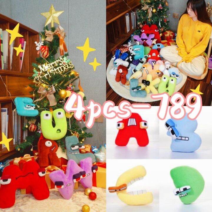 24h deilvery Alphabet Lore Plush Toy ABC Educational Learning Letter ...