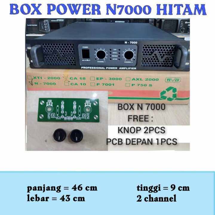 BOX POWER AMPLIFIER 2channel N 7000 Box power amplifier 2u N7000 Box | Lazada Indonesia