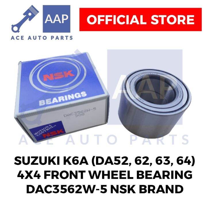 Suzuki K6A 4X4 Front Wheel Bearing DA52 DA62 DA63T DA64V DA64W DAC3562W-5 NSK Japan | Lazada PH