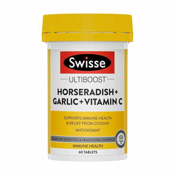 Swisse Ultiboost Horseradish + Garlic + Vitamin C 60 Tablet | Lazada ...