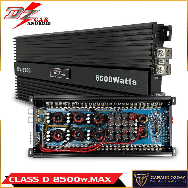 เพาเวอร์แอมป์แรงๆ คลาสดีโมโรงงาน เ CLASS D 8500w DZ-POWER รุ่น DV-9900 ...