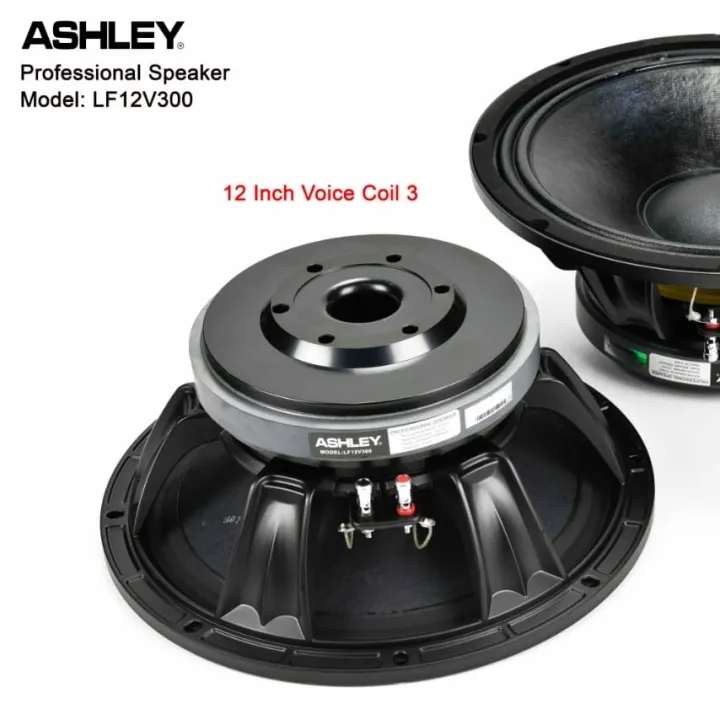 Speaker 12 Inch Ashley LF12V300 Voice Coil 3 Inch 1200 watts | Lazada ...