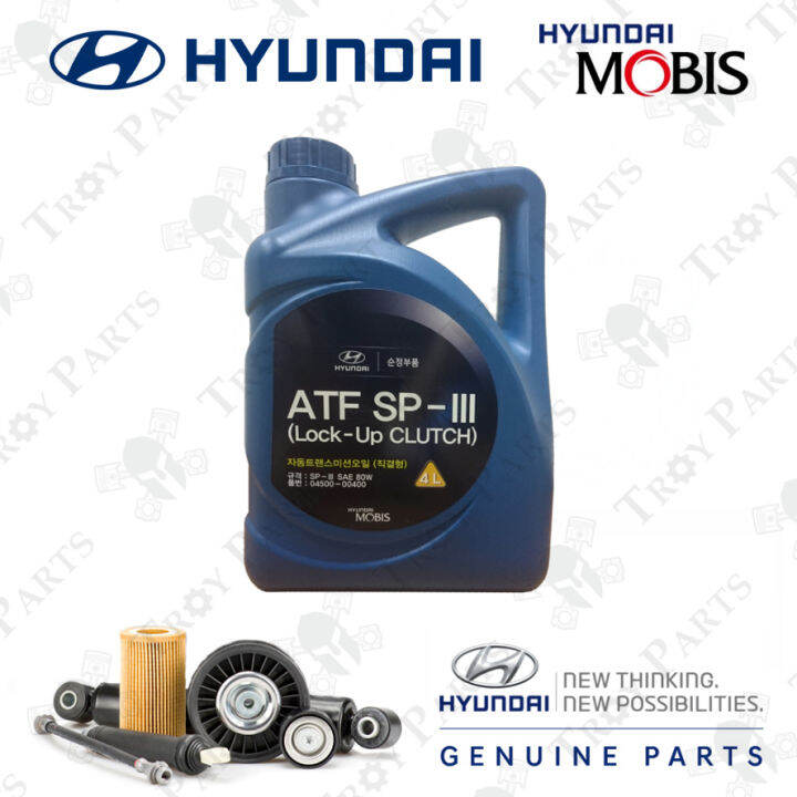 (4L) Kia / Hyundai ATF SP-III SP3 SP Auto Transmision Fluid Automatic ...
