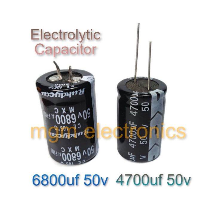 1pc. 4700uf 50v and 6800uf 50v Electrolytic Capacitor | Lazada PH