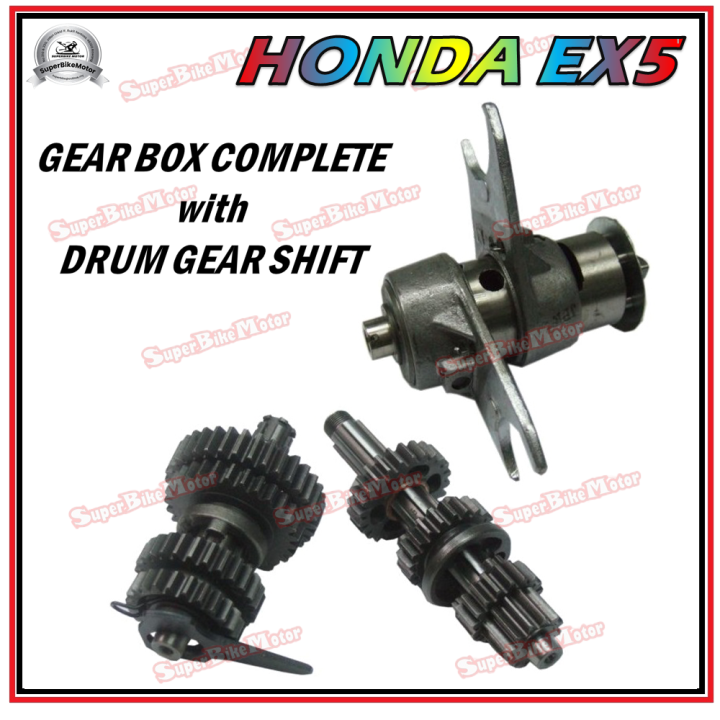 HONDA EX5 - Gear Box Complete with Drum Gear Shift - OEM | Lazada