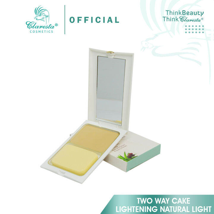 Claresta Lightening Two Way Cake Natural Light | Lazada Indonesia