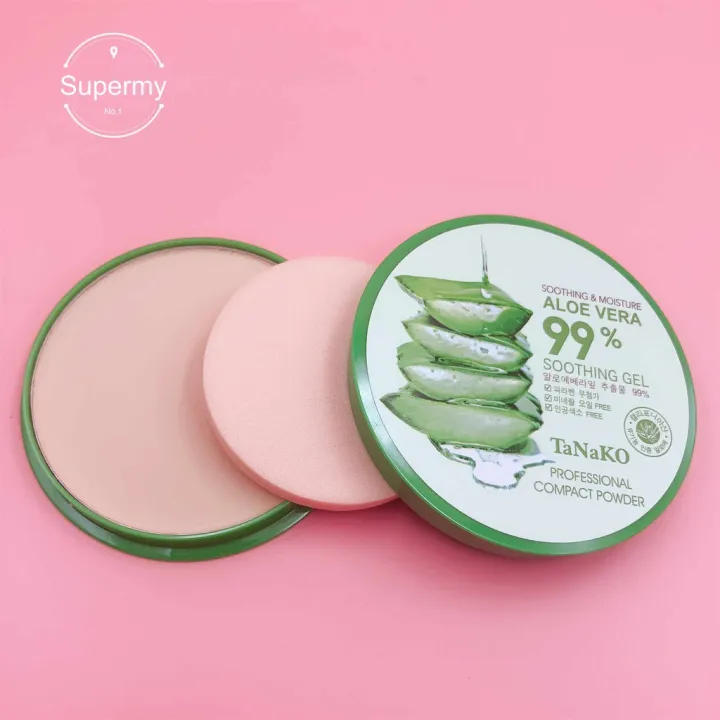 COD NEW ALOE VERA 99 SOOTHING GEL TANAKO PROFESSIONAL COMPACT POWDER ...