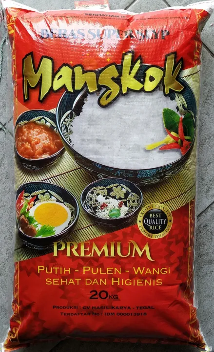 Beras Premium Pulen Mangkok 20 kg | Lazada Indonesia