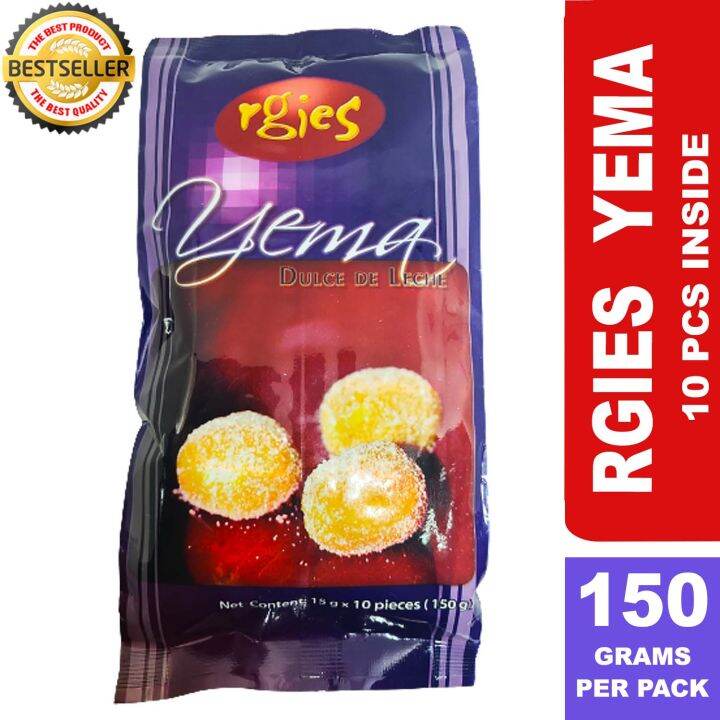 Iloilo's Best | Rgies Yema 150 grams | Iloilo Delicacies | Toffee ...