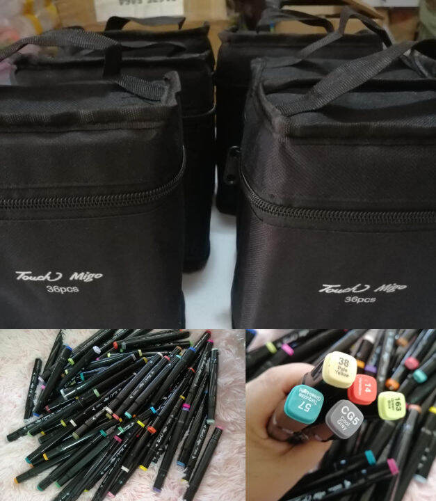 1piece Touch Migo Random Color Graphic Twin Tip Marker Pen Set Art ...